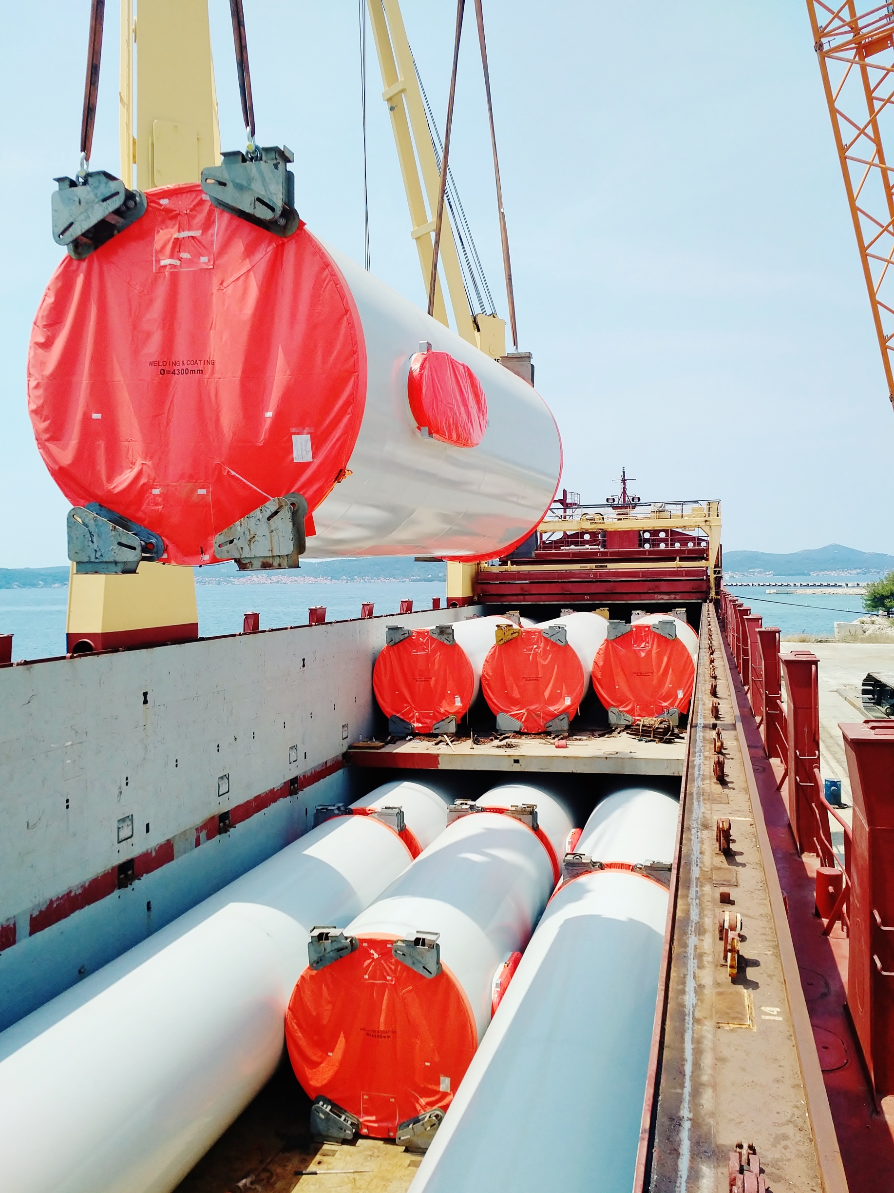 Centralog | Supervision of discharge operations at Zadar